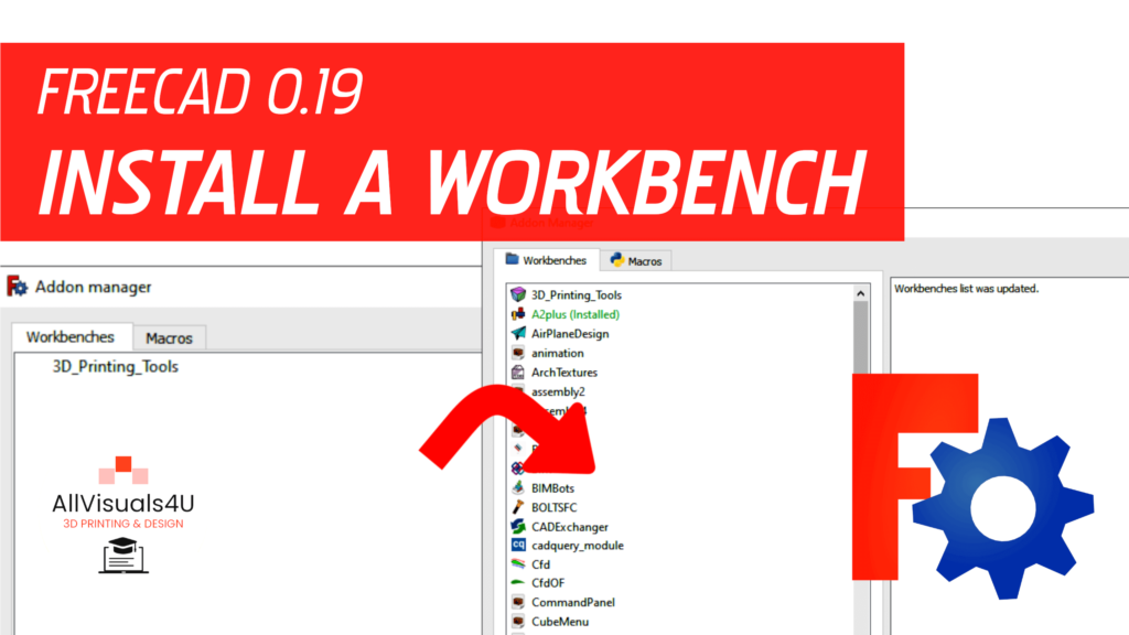 How To Install FreeCAD Workbenches | 3DParts4U